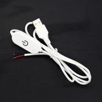 China 5V 2A USB Touch Switch Dimmer Cable 1m Stepless ON OFF Controller for LED Strip Lamp for sale