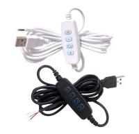 China 5V USB Dimmer Switch Cable 2A 1m for LED Lamp On Off Control for sale