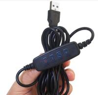 China 5V USB Dimmer Switch Cable 2A 1m for LED Lamp On Off Control for sale