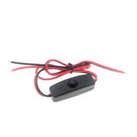 China Customized Inline Switch Power Cable with ON OFF Button for LED Lamp 1m 18AWG for sale