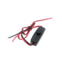 China Customized Inline Switch Power Cable with ON OFF Button for LED Lamp 1m 18AWG for sale