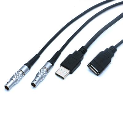 China OEM USB to FGG 1B 6 pin cable for sale