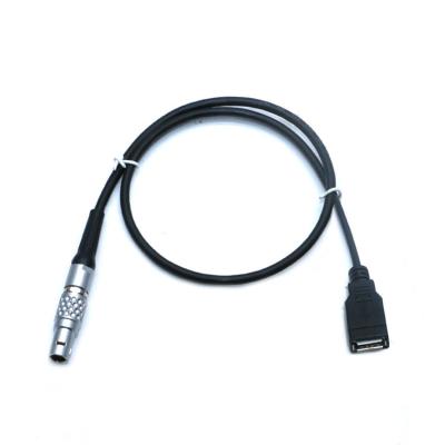 China OEM USB to FGG 1B 6 pin cable for sale