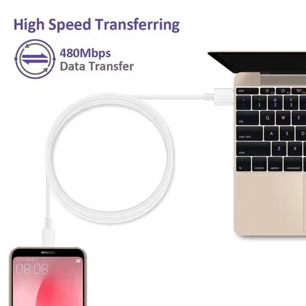 Quality High Quality 1M 2M 5A Fast Charging USB to Type C Data Charger Cable for Huawei for sale