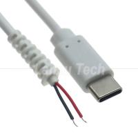 Quality Customization USB Type C Male Female to Bare Wire Pigtail End Charger Cable with for sale