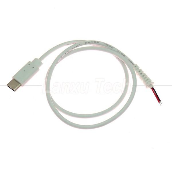 Quality Customization USB Type C Male Female to Bare Wire Pigtail End Charger Cable with for sale