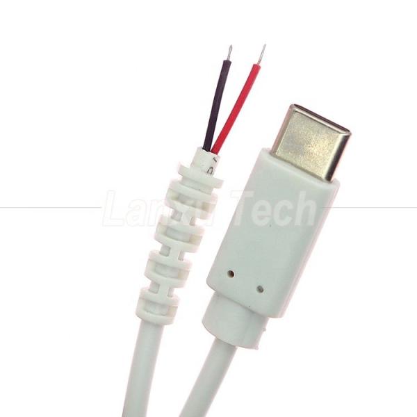 Quality Customization USB Type C Male Female to Bare Wire Pigtail End Charger Cable with for sale
