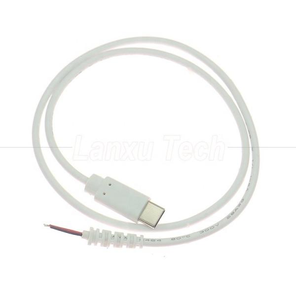 Quality Customization USB Type C Male Female to Bare Wire Pigtail End Charger Cable with for sale