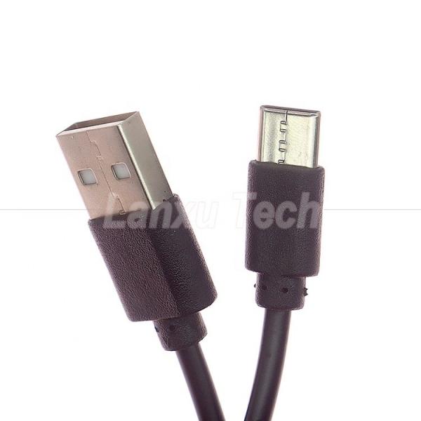 Quality Short Fast Charging Only 1A 2A USB to Type C Charger Cable for Power Bank Fan for sale