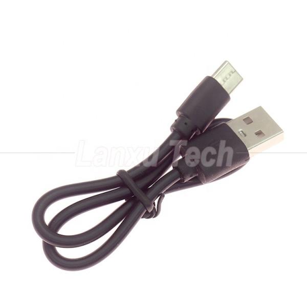 Quality Short Fast Charging Only 1A 2A USB to Type C Charger Cable for Power Bank Fan for sale