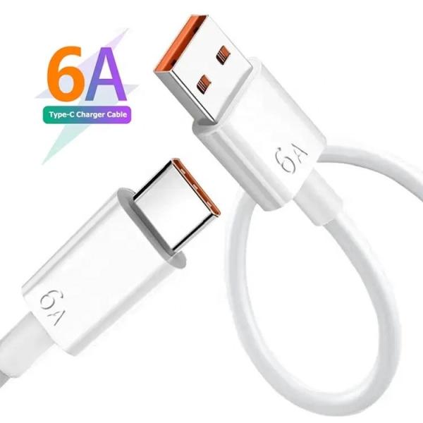 Quality Super Fast Charging 6A Type C USB Data Charger Cable fo Mobile Phone for sale