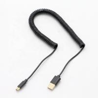 China Custom 1M 2M 3M Fast Charging Spring Coiled Spiral USB Type C Cable 5A for sale