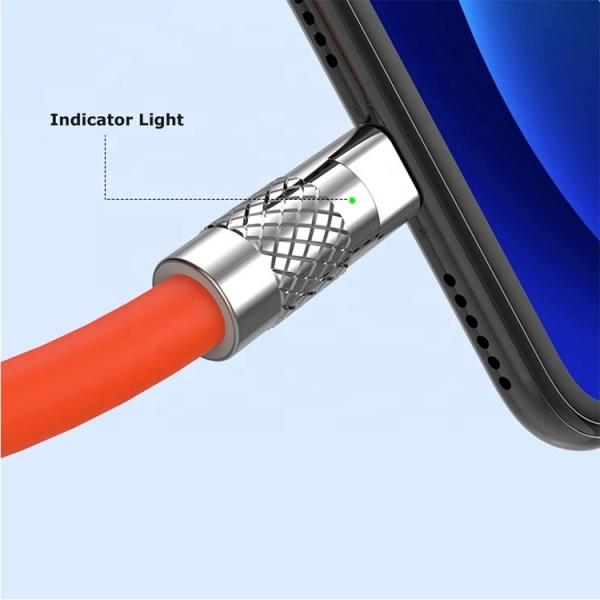 Quality Super Fast Charging 120w 6A Liquid Silicone 3 in 1 Multi Connectors Micro Type C for sale