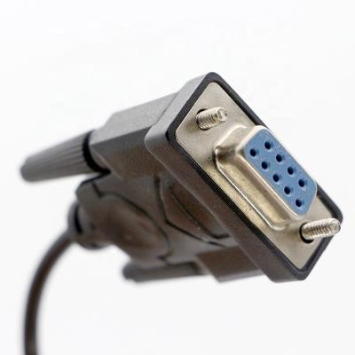 Cina CUSTOM 90 gradi angolo destro Mini B USB a femmina DB9 RS232 cavo seriale in vendita