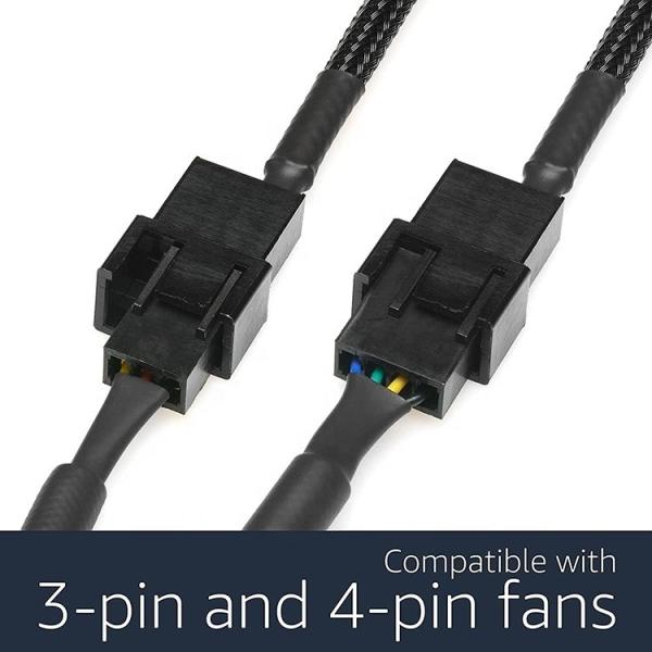 Quality 12V Step UP Boost USB to 3 Pin 4pin PWM PC Fan ON OFF Switch Power Adapter Cable for sale