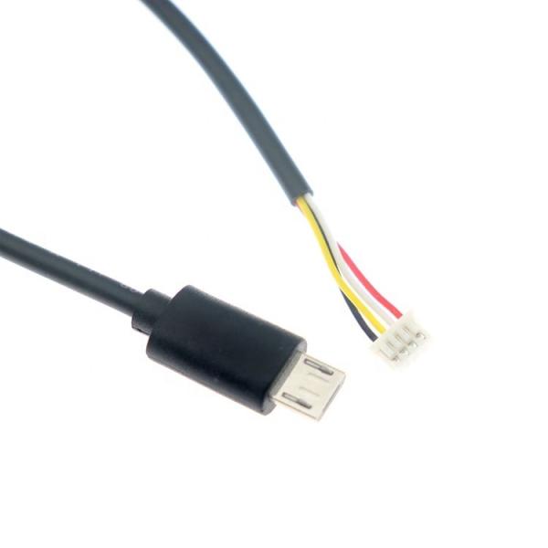 Quality Custom 10cm 20cm 30cm 50cm Micro B 5P to 4P JST MX 1.25mm Connector Wire Cable for sale