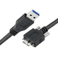 China 5Gbps USB 3.0 Micro B Panel Mount Extension Cable for Industrial Cameras - 1m/2m/3m Length Options for sale