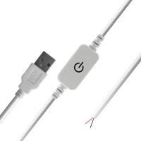 China 5V USB Touch Panel LED Strip Dimmer Controller 1M Cable for Lamp Light for sale
