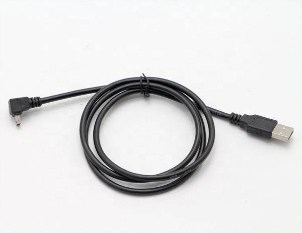 Quality 90 Degree Right Left UP DOWN Angle Mini USB Data Charger Cable for sale
