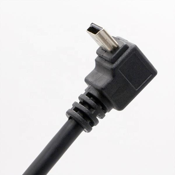 Quality 90 Degree Right Left UP DOWN Angle Mini USB Data Charger Cable for sale