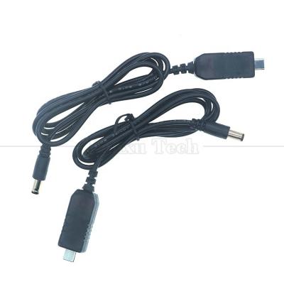 Cina Cable di usb di tipo C a corrente continua 5.5x2.1mm 8.4v 7.4v 6v 4.5v 3.6v 3v 2.4v 9v 12v Cavo di uscita per circuito di strisce luminose a LED del router Wifi in vendita