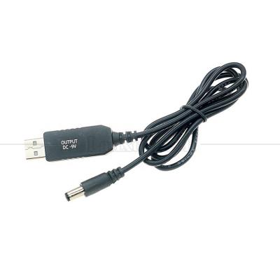 China Hoogwaardige USB 5V tot 9V DC 5.5x2.1mm 4.0x1.7mm 3.5x1.35mm Jack Boost Step Up Power Converter Cable voor Wifi Router Modem Te koop