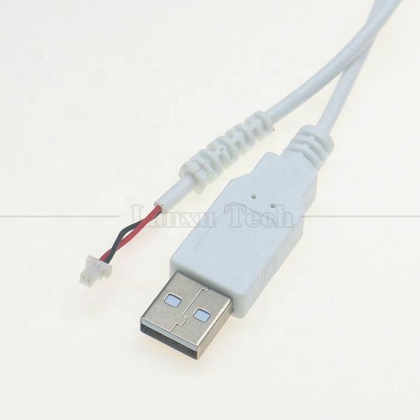 Quality Custom Assembly USB A Male to JST 2pin 1.0mm 2.0mm 1.25mm Pitch SHR MX XH SH VH PH Connector Cable for sale