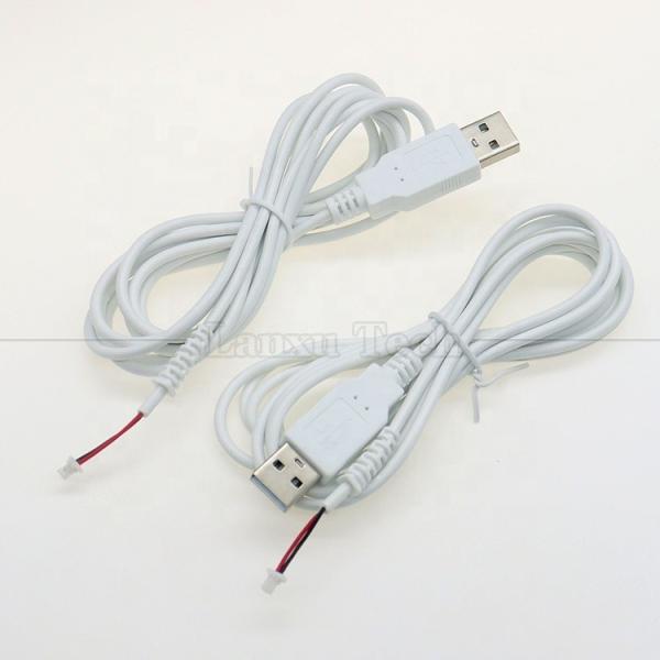 Quality Custom Assembly USB A Male to JST 2pin 1.0mm 2.0mm 1.25mm Pitch SHR MX XH SH VH for sale