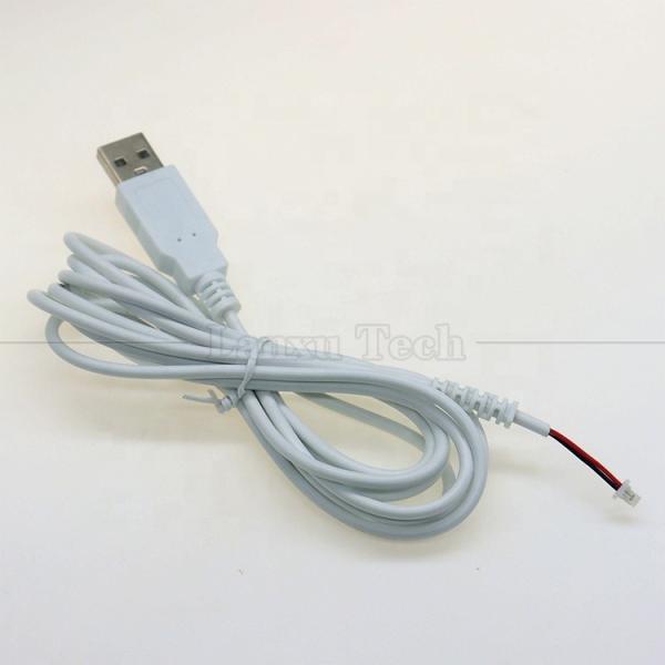Quality Custom Assembly USB A Male to JST 2pin 1.0mm 2.0mm 1.25mm Pitch SHR MX XH SH VH for sale
