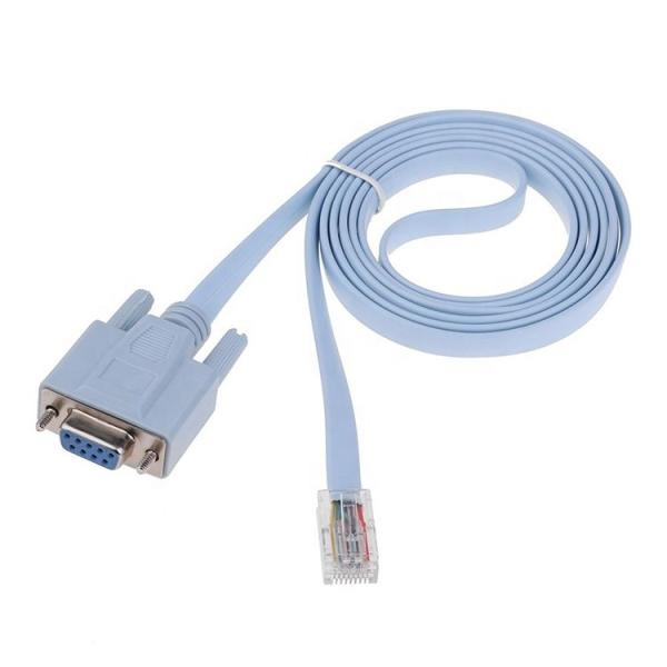 Quality 1.8M RS232 DB9 PIN Female to RJ45 Network Console Cable for Cisco Router Switch for sale