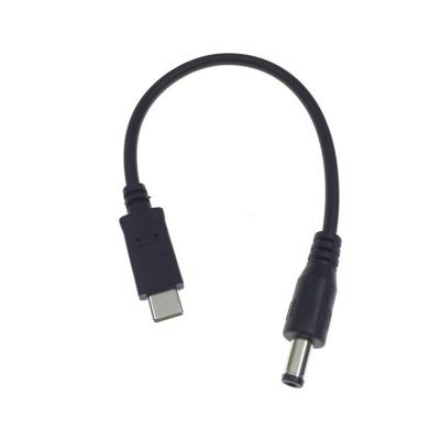 China Quick Charge 20V 3A 65W USB Type C to 5.5mm X 2.1mm DC Power PD Charging Cable for Laptop for sale