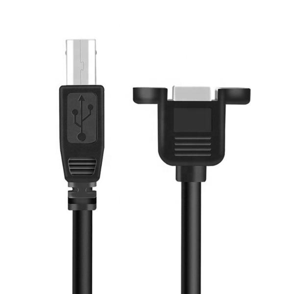 Quality Screw Locking Stud Male To Female Panel Mount USB 3.0 Type B Printer Extension for sale