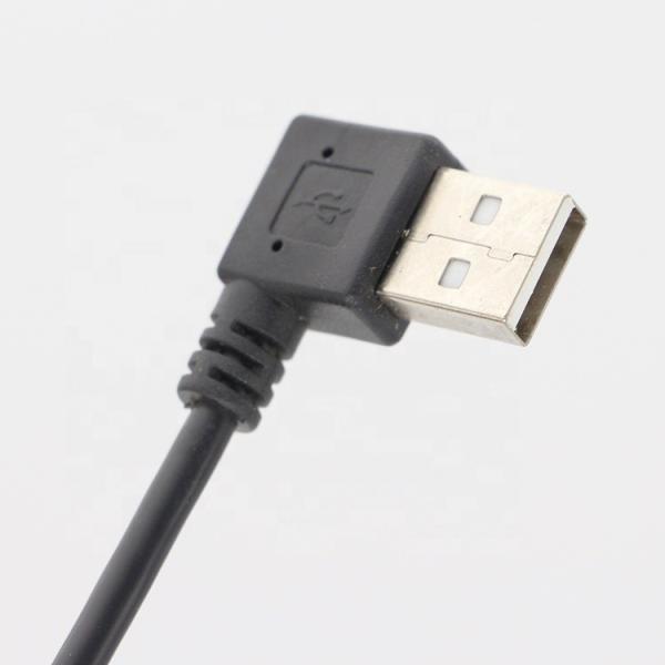 Quality Screw Locking 90 Degree Right Angle Type A Male to Female Panel Mount USB for sale
