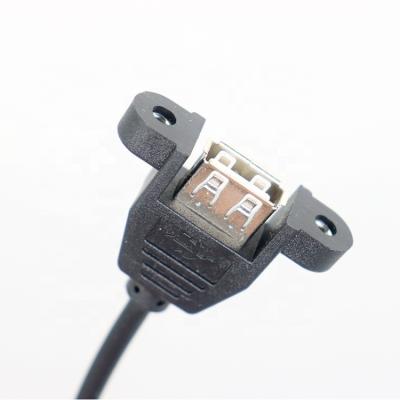 Cina Cable per il montaggio del pannello personalizzato USB tipo A femminile per aprire i fili a punta nuda in vendita