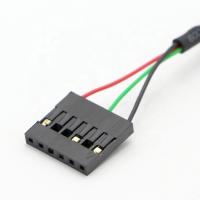 China OEM Snap in USB Socket Panel Mount Cable 0.2m to 5m Dupont Terminal for sale