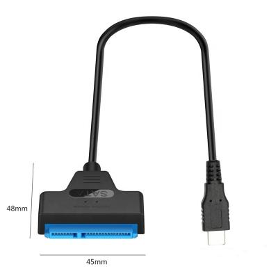 Cina Alta velocità 5Gbps SDD HDD Hard Drive 2,5 pollici USB Tipo C 3.1 a Sata Adapter Cable in vendita