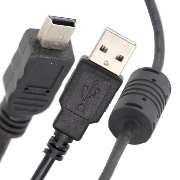 Quality 1m Digital Camera Magnetic Ring Mini USB Data Charger Cable with Ferrite for sale