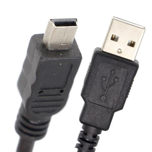 Quality 1.5m USB A To Mini B 5PIN USB 2.0 Data Charging OTG Cable with Ferrite for sale