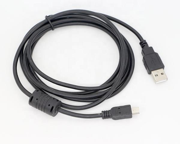 Quality 1.5m USB A To Mini B 5PIN USB 2.0 Data Charging OTG Cable with Ferrite for sale