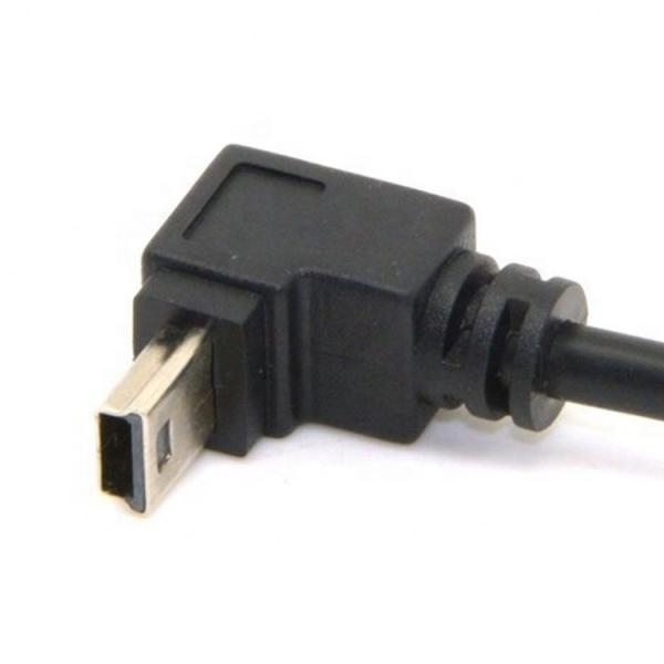 Quality 90 Degree Up Down Left Right Angle Mini USB to Stripped Bare Wire Open End for sale