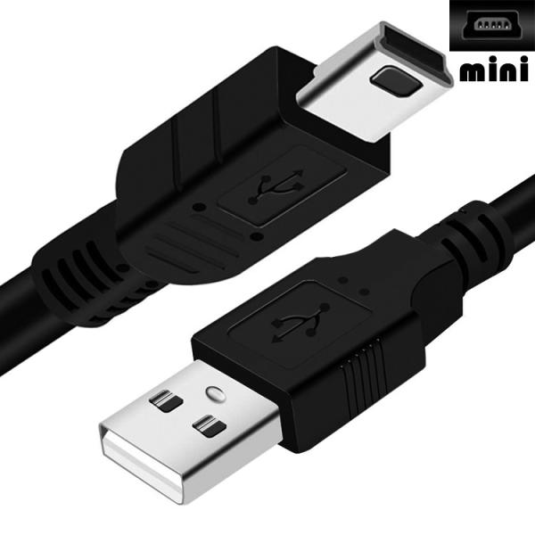 Quality Custom Shied Mini B 5 PIN USB 2.0 Charger Data Cable For PS3 controller camera for sale