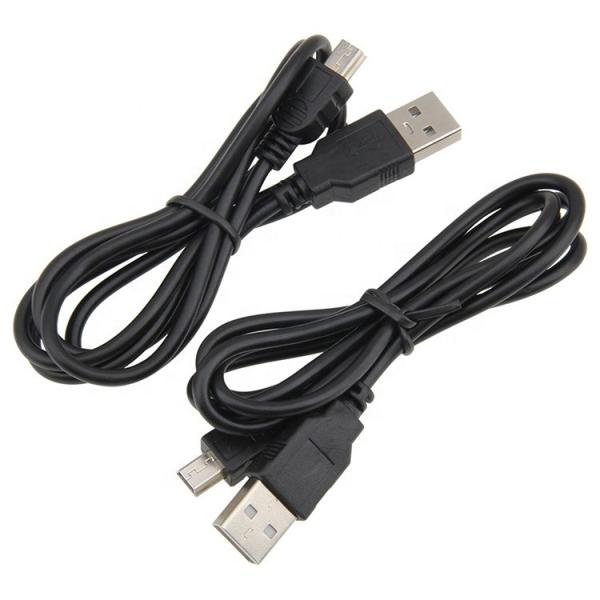Quality Custom Shied Mini B 5 PIN USB 2.0 Charger Data Cable For PS3 controller camera for sale