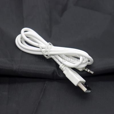 Cina OEM Data Charging USB A Maschio a 4 poli TRRS 3.5mm Aux Audio DC Jack Cable di carica per cuffie per altoparlanti in vendita