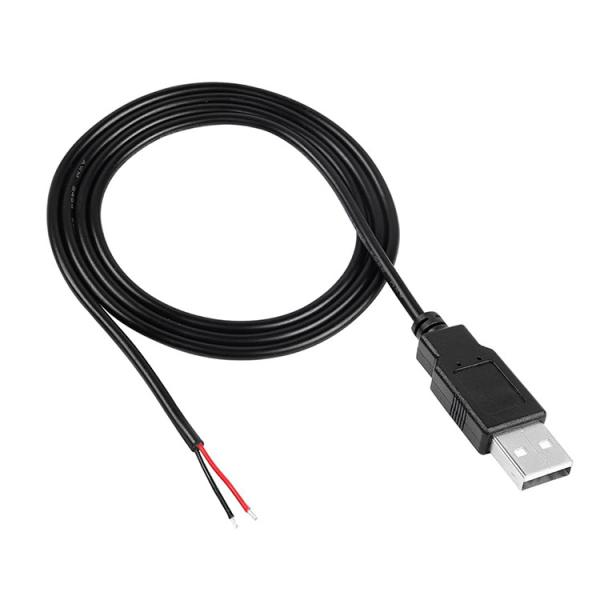 Quality 5V USB to Open Stripped Tinned Bare Wires End Pigtail Power Charger Cable for for sale