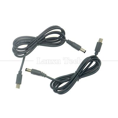 Cina Carica 3A 9V 12V 15V 20V USB Tipo C a DC 5.5x2.1mm Jack Adapter Converter Cable per Wifi Router Modem Projector Camera in vendita
