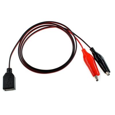 Cina Clampe di coccodrillo Clip di alligatore a USB Un cavo di adattatore di filo di prova femminile in vendita
