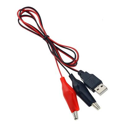 Cina Clampe Crocodile Clip Alligator a USB Un filo di prova maschio Cable adattatore per il circuito di prova in vendita