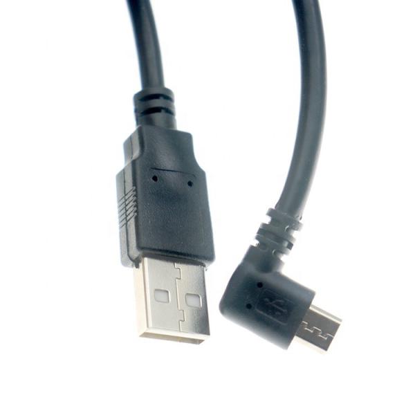 Quality Left Right Up Down Angle 1M 2M 3M 5M Data Charging 90 Degree Micro to USB Cable for sale