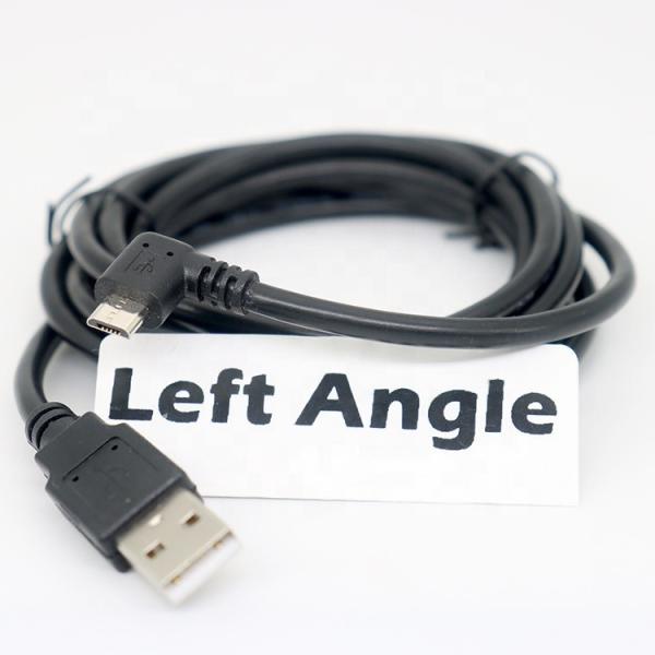 Quality Left Right Up Down Angle 1M 2M 3M 5M Data Charging 90 Degree Micro to USB Cable for sale