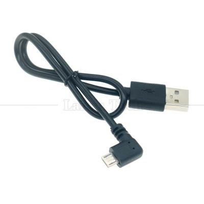 China 1M 2M 3M  1A 2A  3A Data Charging 90 Degree Right Angle USB Micro Extension Cable for  Phone Tablet for sale